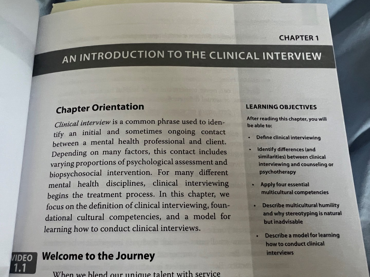 Thoughts on Ethnic Matching From Clinical Interviewing (7th edition ...